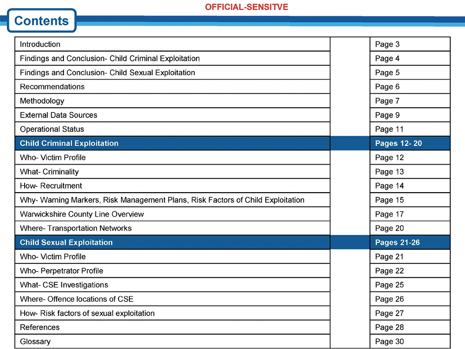 H.2: The purpose of problem profiles | IICSA Independent Inquiry into ...