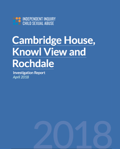 Cambridge House, Knowl View and Rochdale Investigation Report | IICSA ...